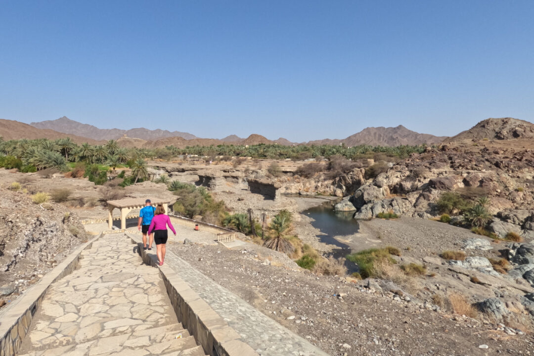 Wadi Hoqain - blue pools and waterfalls near Muscat - Oman Wanderlust